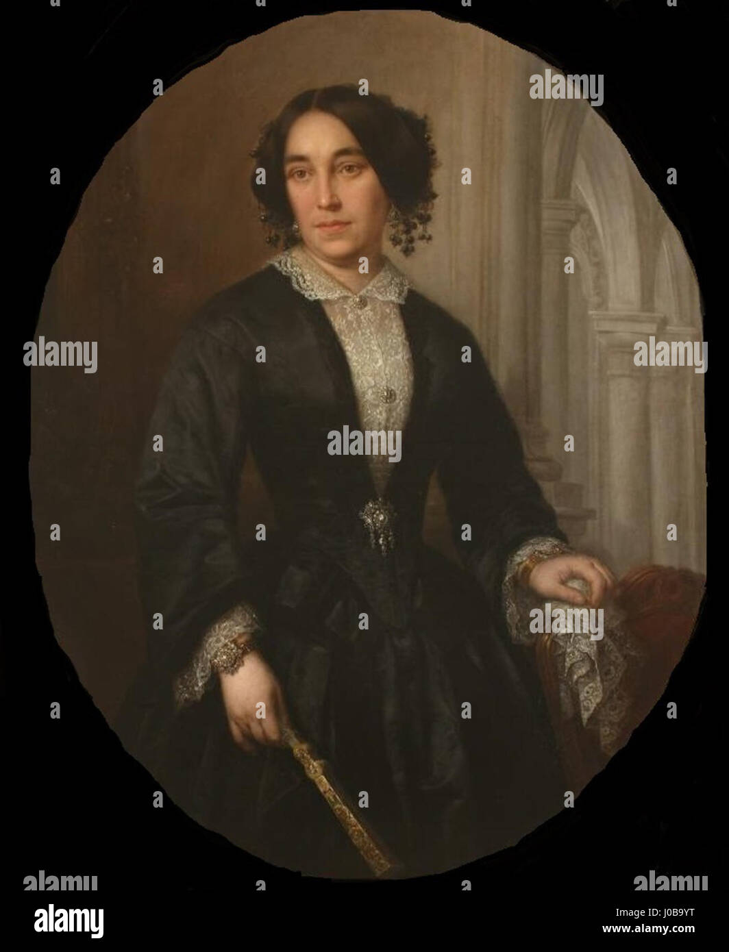 Retrato de dama, de José María Romero López (Museo del Romanticismo de ...