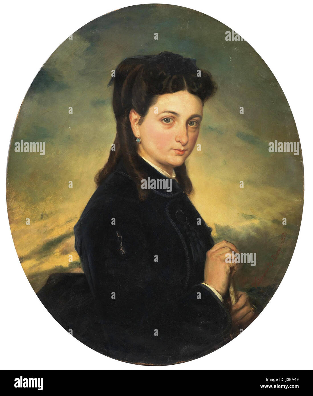 This portrait of a lady by Valeriano Domínguez Bécquer, housed in the ...