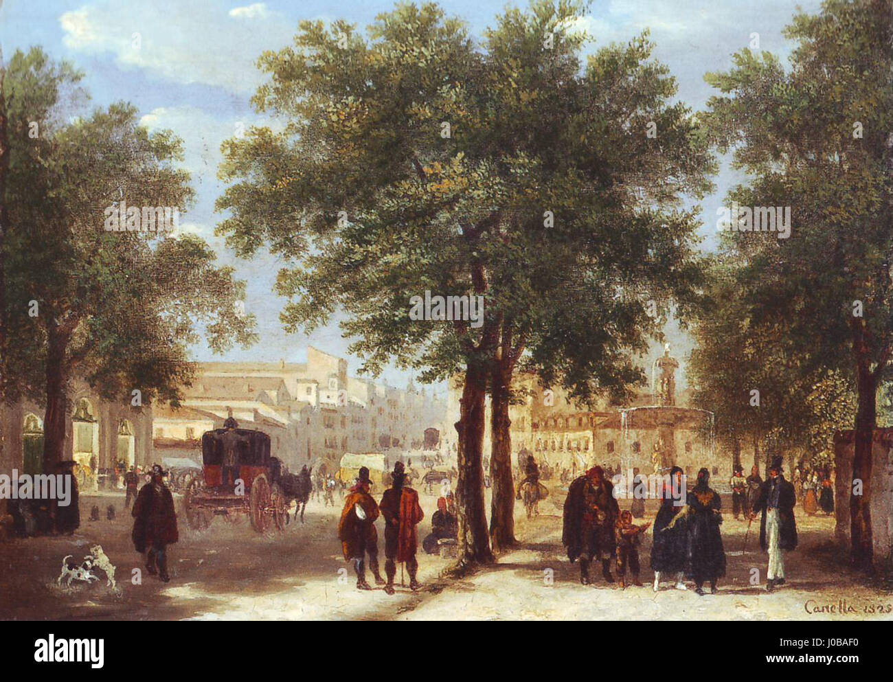 Giuseppe Canella’s 'Carrera San Jerónimo' from 1823 is a captivating ...