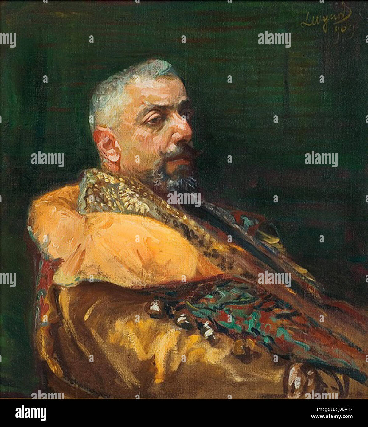 Leon Wyczółkowski’s 1909 portrait of Erazma Baracz captures the subject ...