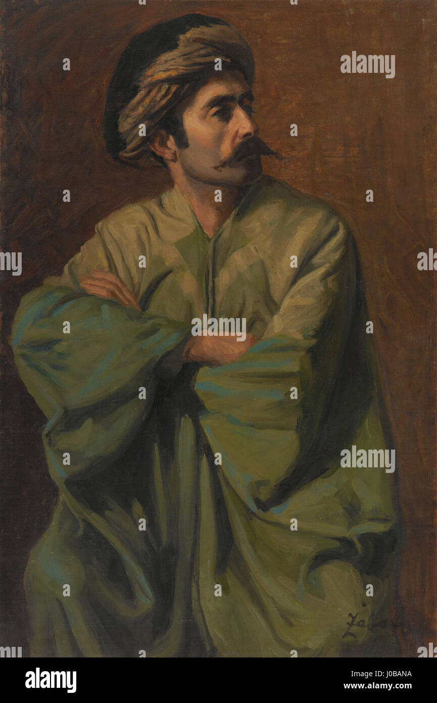 'Moz s turbanom' (Moz with Turban) by Ivan Zabota is a portrait ...