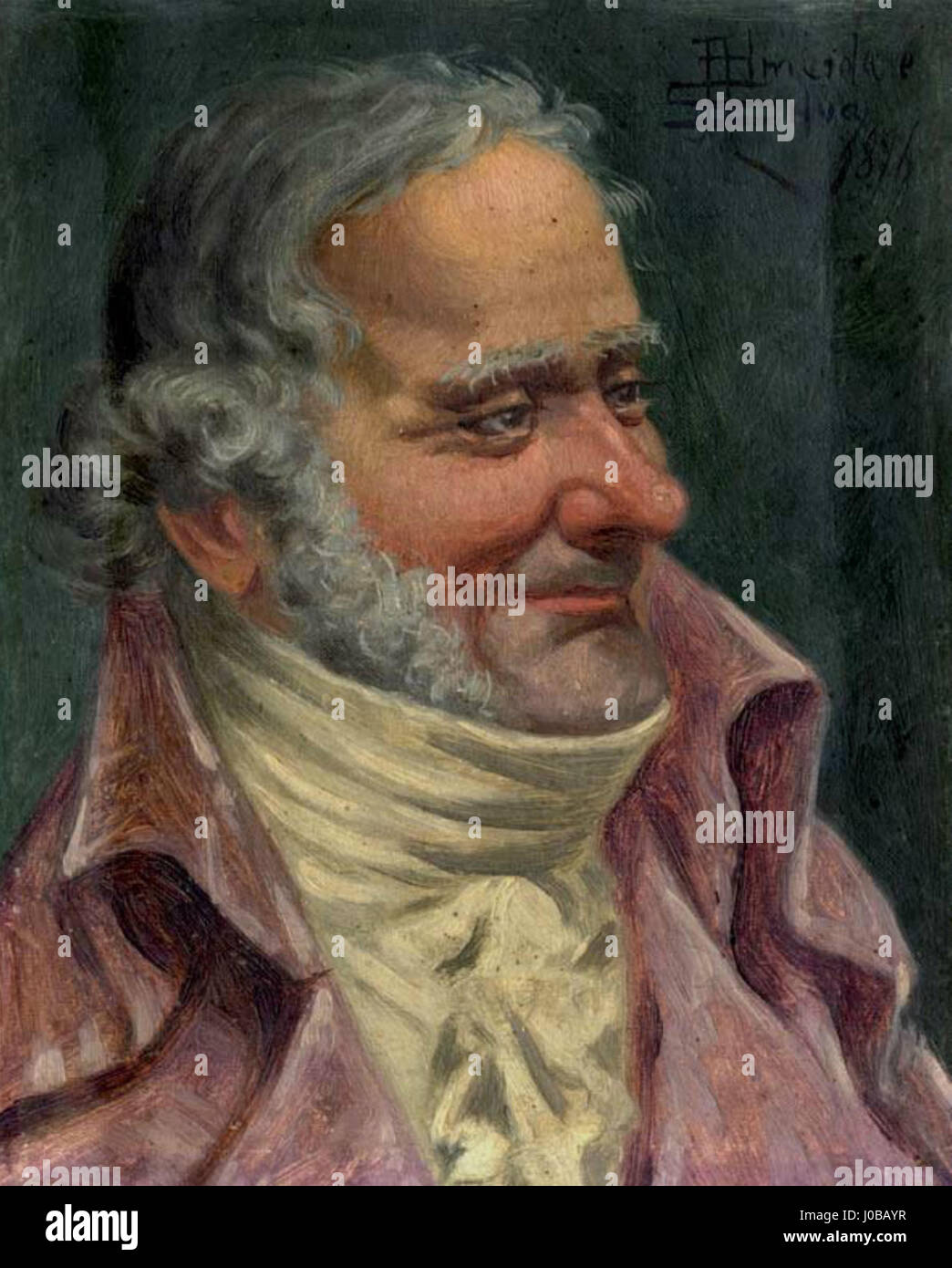 'Velho Peralta' is a 1896 painting by José de Almeida e Silva ...