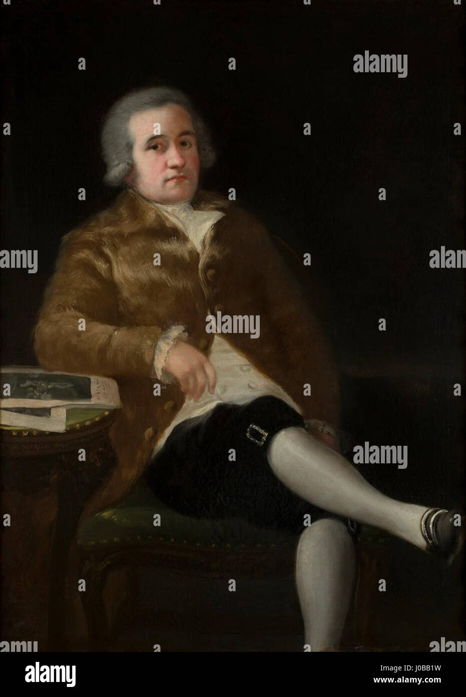 This 1792-93 portrait by Francisco de Goya depicts Juan Agustín Ceán ...