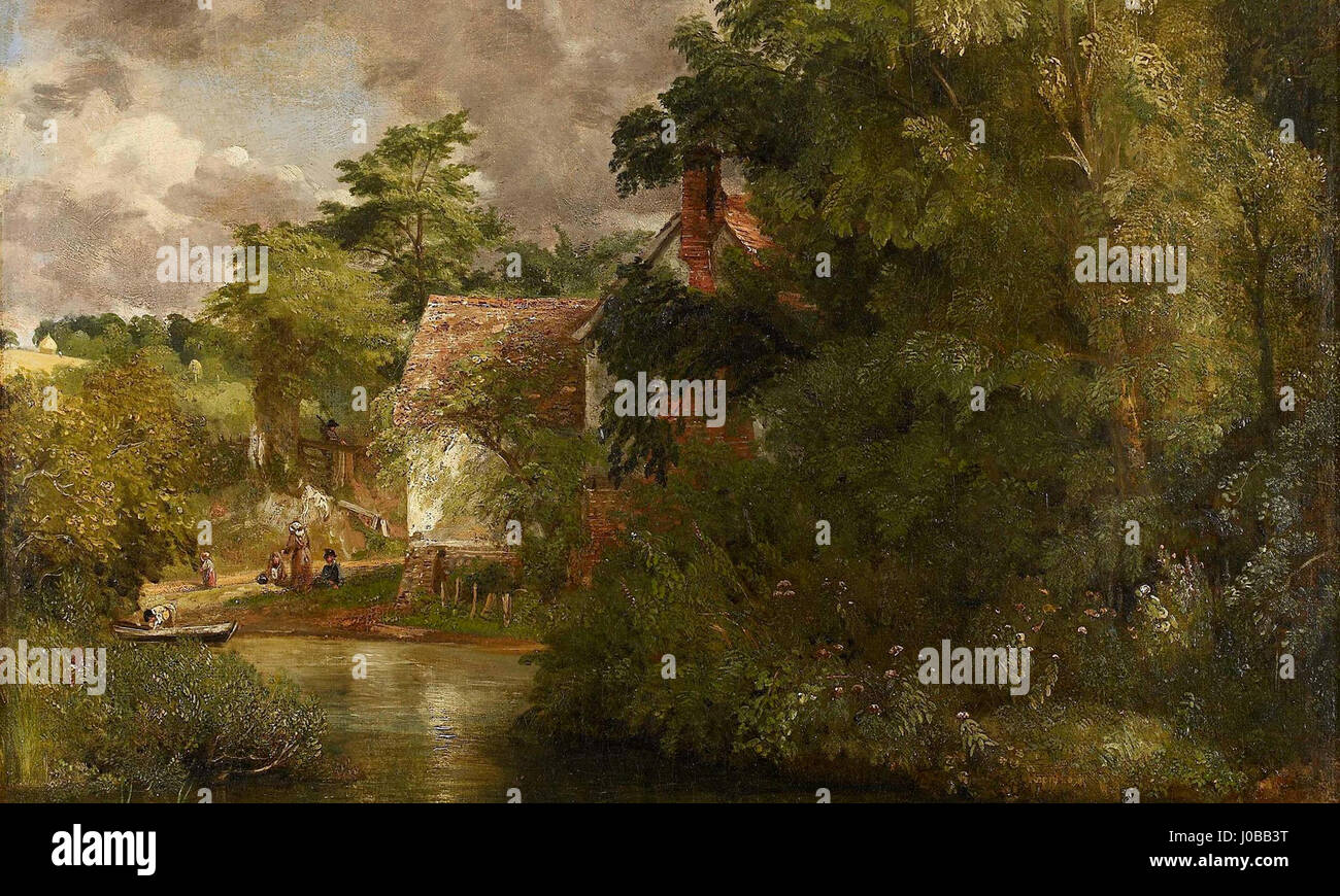 'Willy Lott's House from the Stour' (The Valley Farm) by John Constable ...