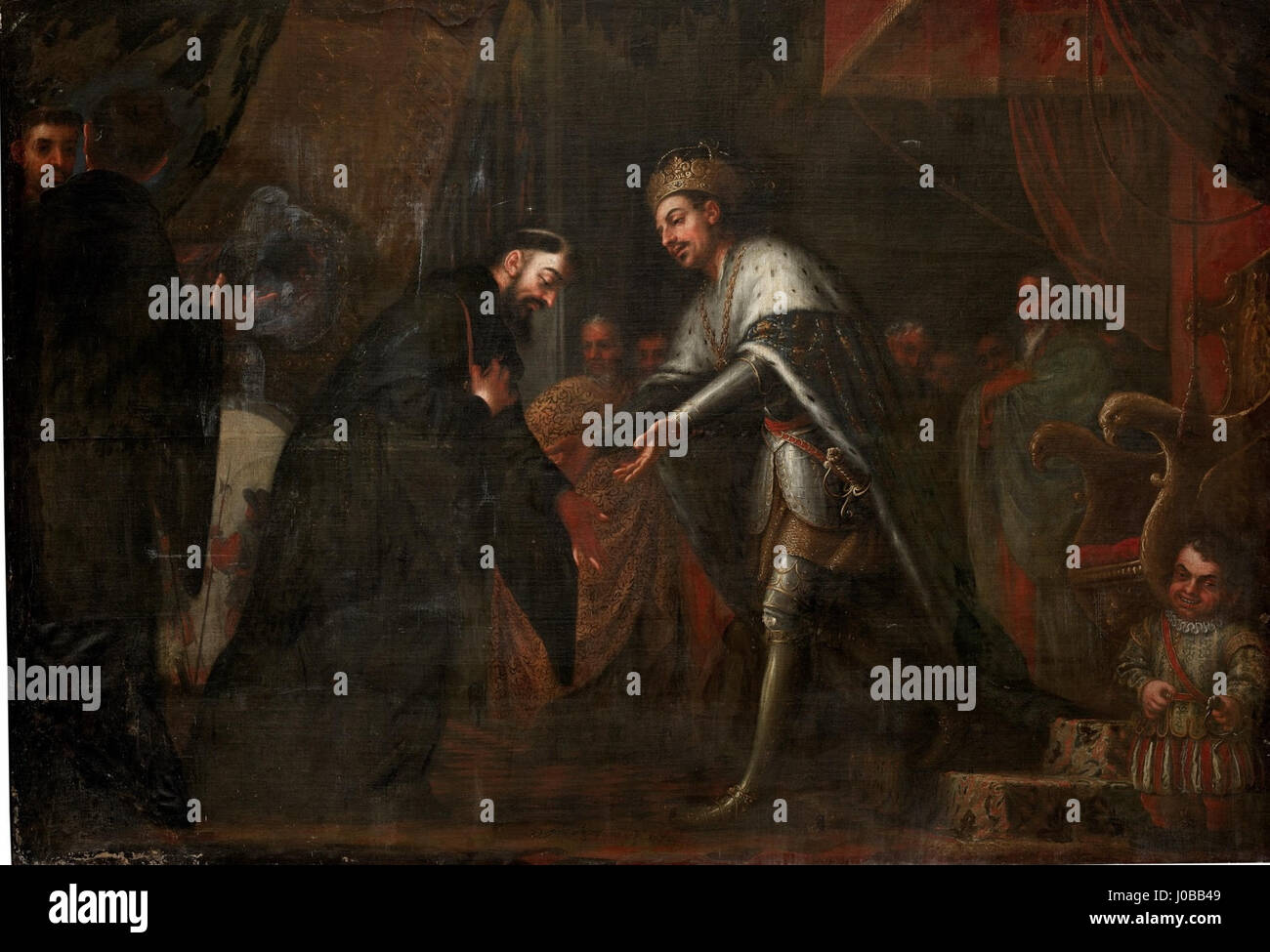 'San Agustín ante el emperador Honorio' by José García Hidalgo depicts ...