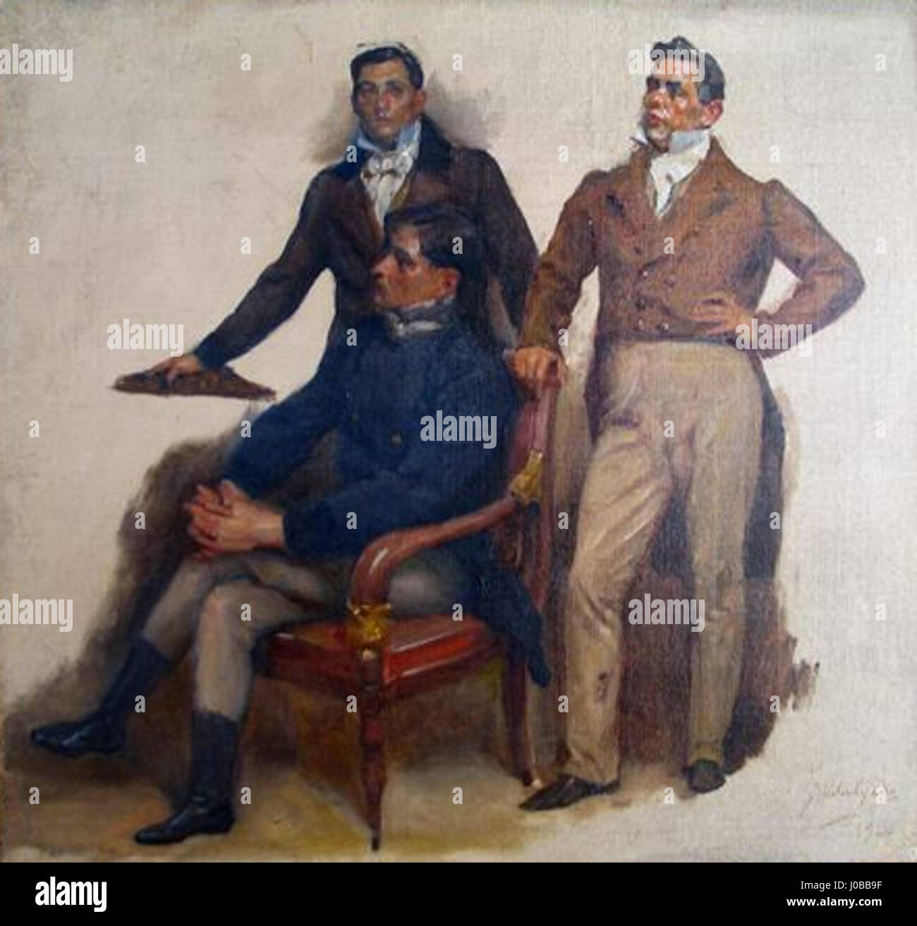 This study of human figures by Veloso Salgado from 1920 serves as ...