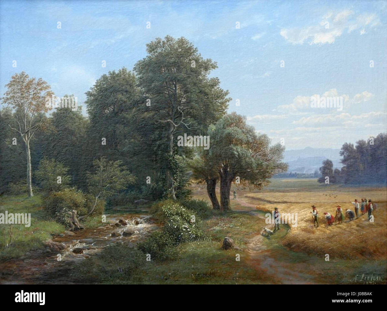 'Zně' by Antonín Liehem (1849) is a work depicting the Czech landscape ...