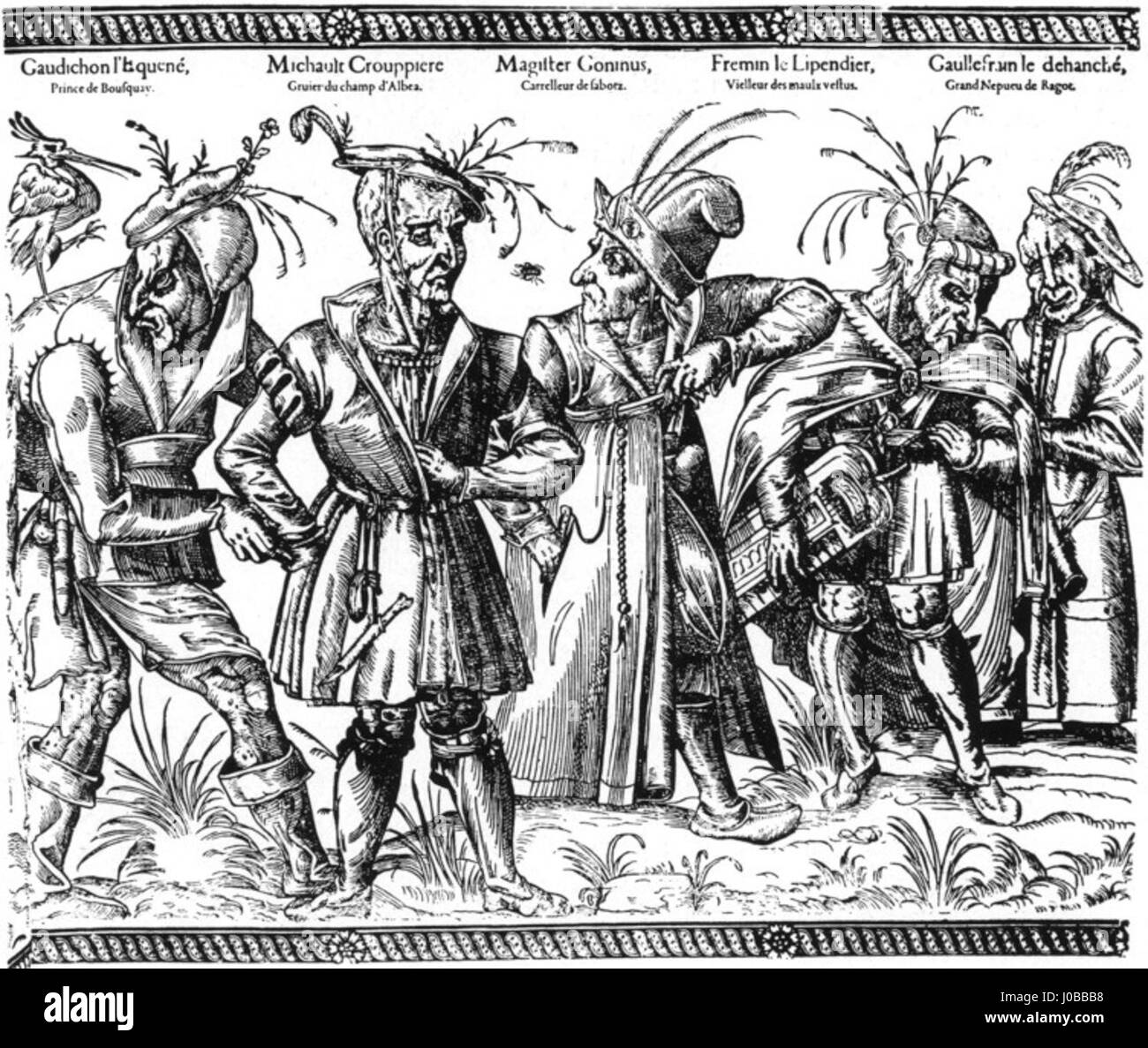 Histoire d'une drôlerie facétieuse (détail Stock Photo - Alamy