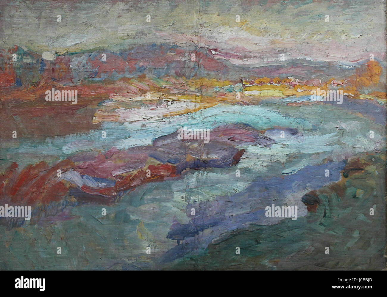 ‘Sava VIII’ by Rihard Jakopic depicts the Sava River in its majestic ...