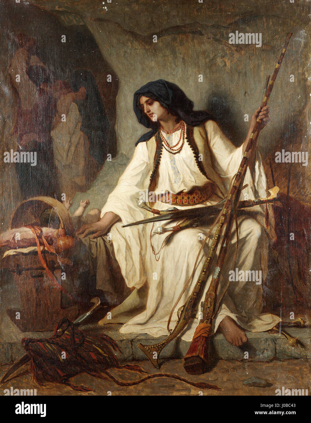 ‘The Warrior Mother’ by Théodore Valerio depicts a powerful maternal ...