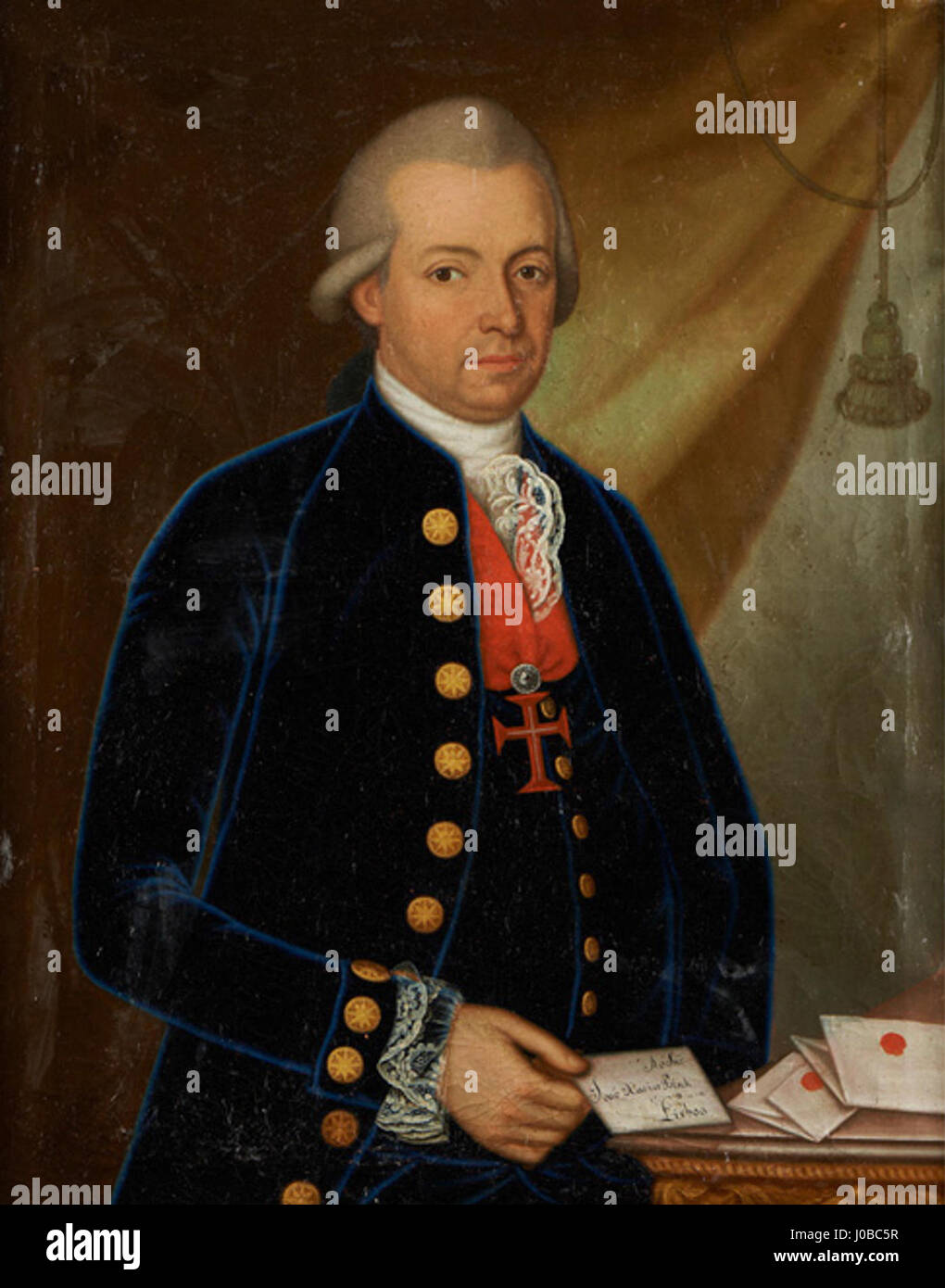 'Retrato de João Xavier Potsch' is an 18th-century portrait from the ...