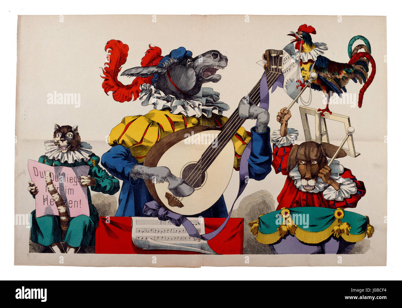 Bremen musicians painting Cut Out Stock Images & Pictures - Alamy