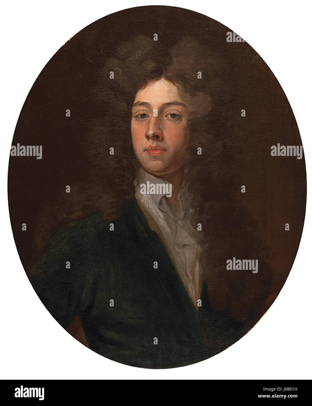 This portrait, attributed to an anonymous artist circa 1700, shows a ...