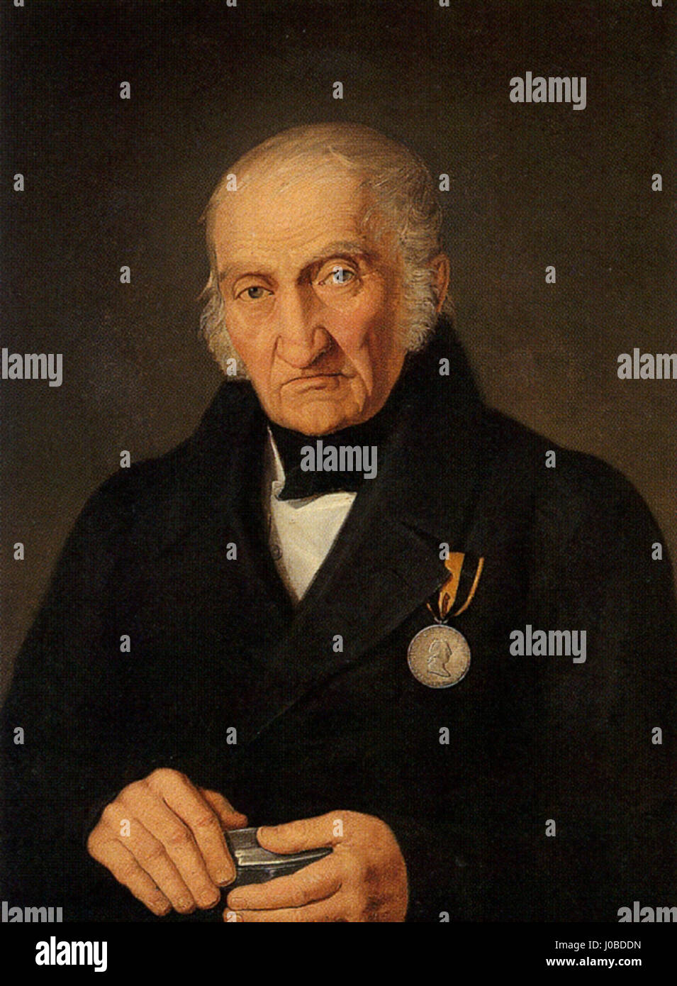 Václav Mánes’ portrait 'Podobizna pana Popelře' depicts a man with a ...
