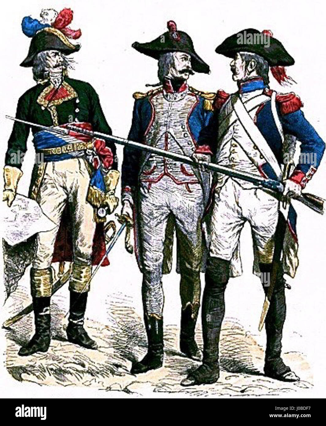 History of french military uniforms hi-res stock photography and images ...