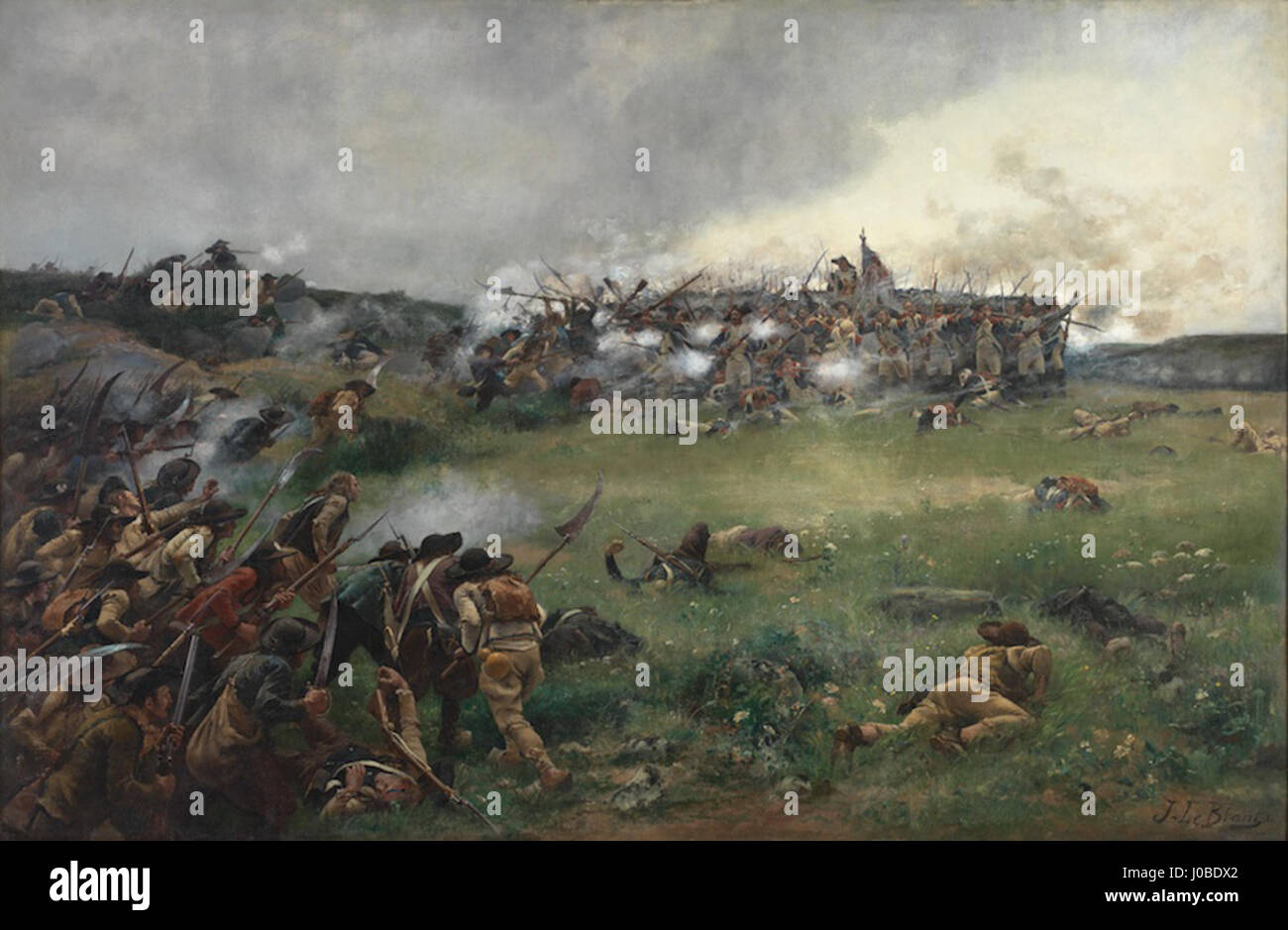 'Le Bataillon Carré' depicts the 1793 military engagement during the ...