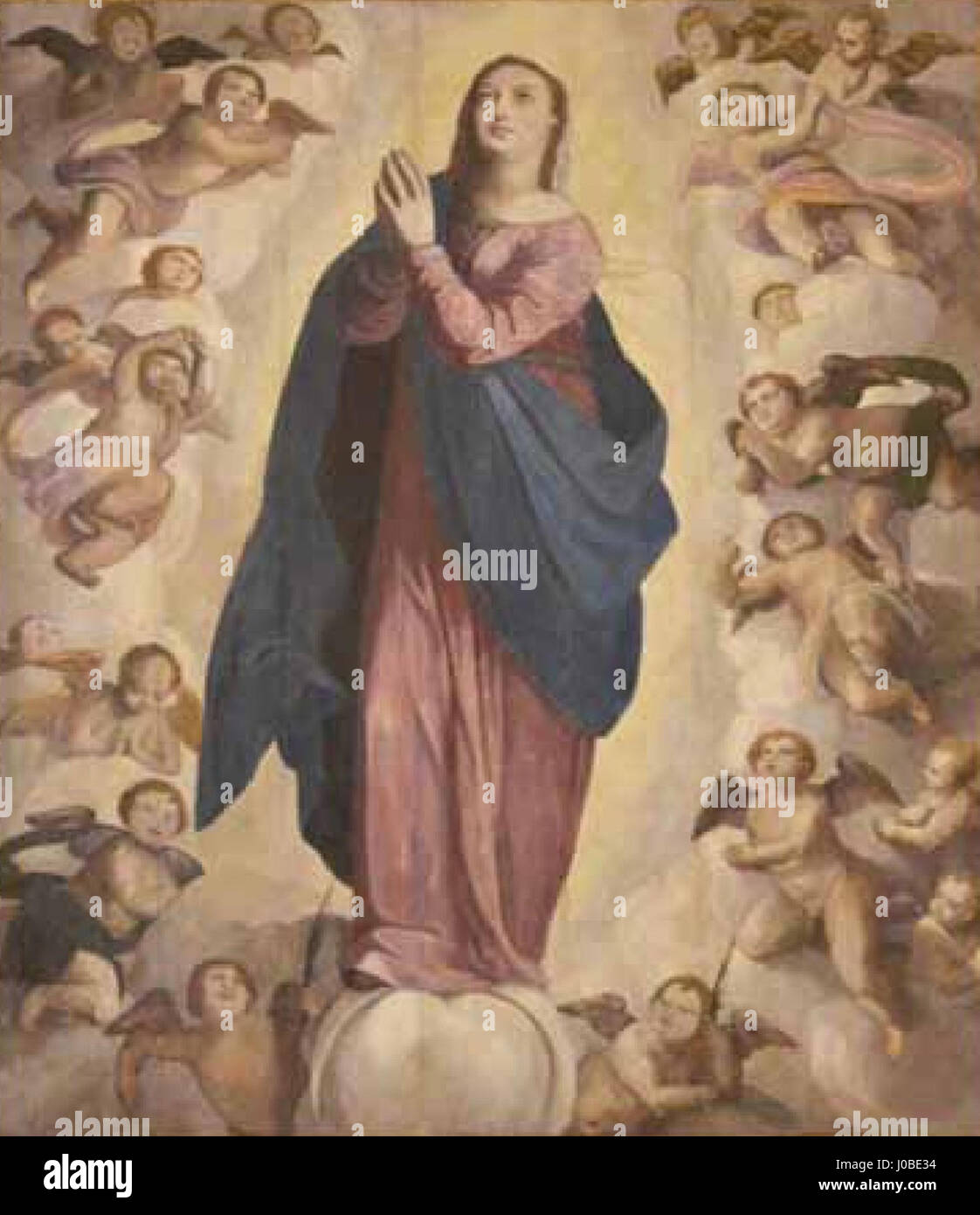 The 1592 painting 'Nossa Senhora da Assunção' (Our Lady of the ...
