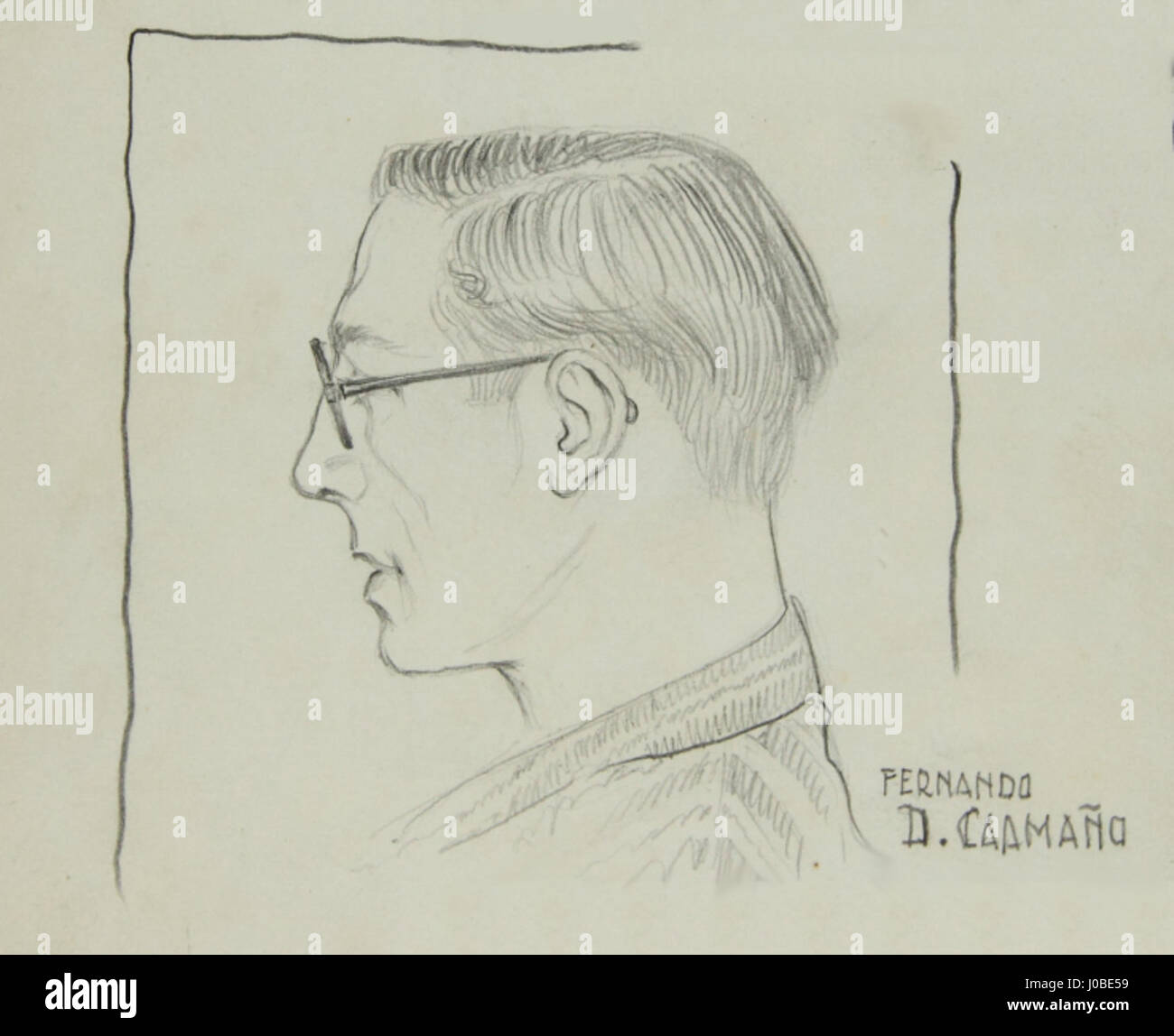 Fernando D. Caamaño’s portrait by Camilo Díaz Baliño captures the ...