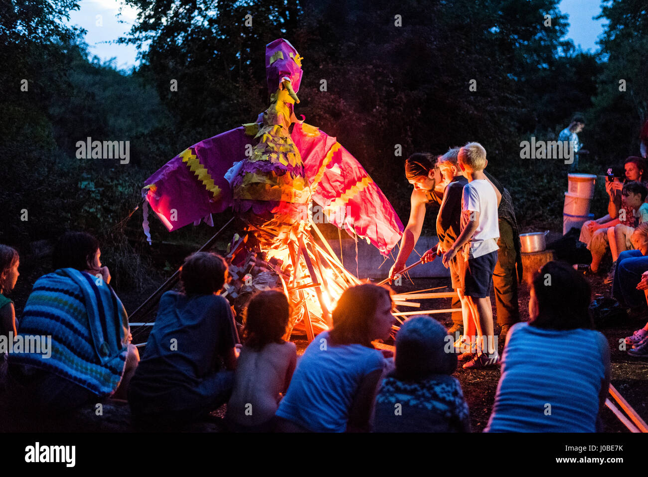 Burning man festival camp hi-res stock photography and images - Alamy