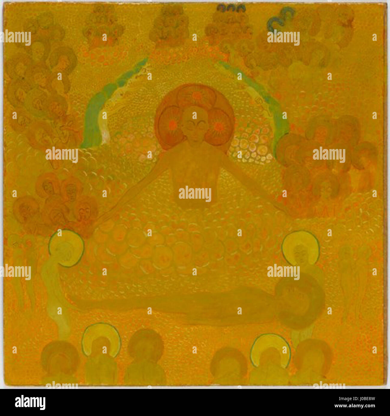 'Assumption of a Saint' by Kazimir Malevich from 1907–08 showcases the ...
