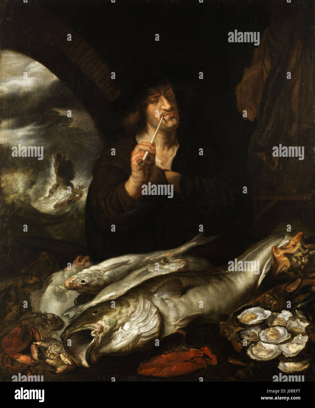 This allegorical painting by Joachim von Sandrart portrays the month of ...