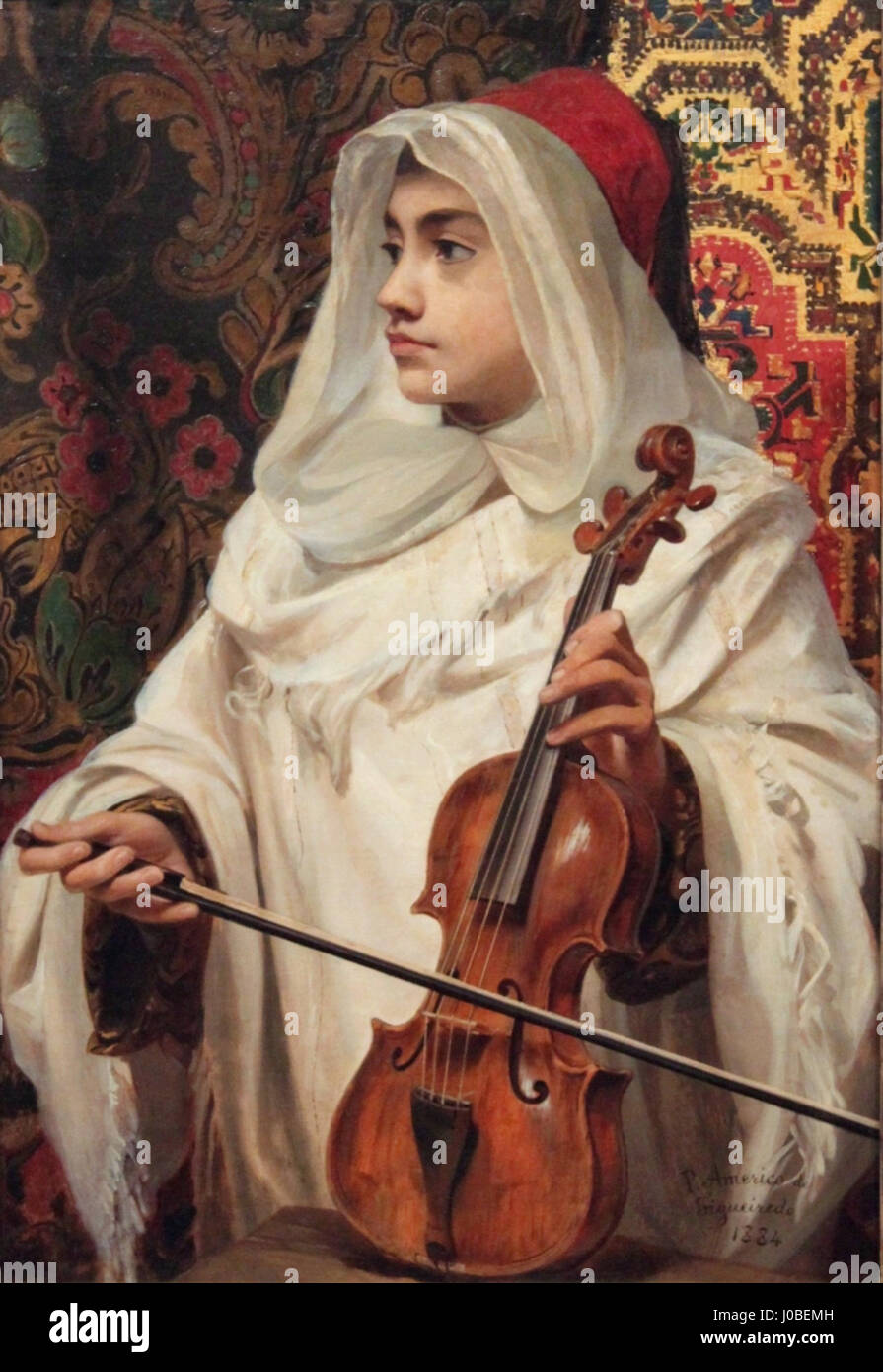 'A rabequista rabe' is a painting by Brazilian artist Pedro Américo ...