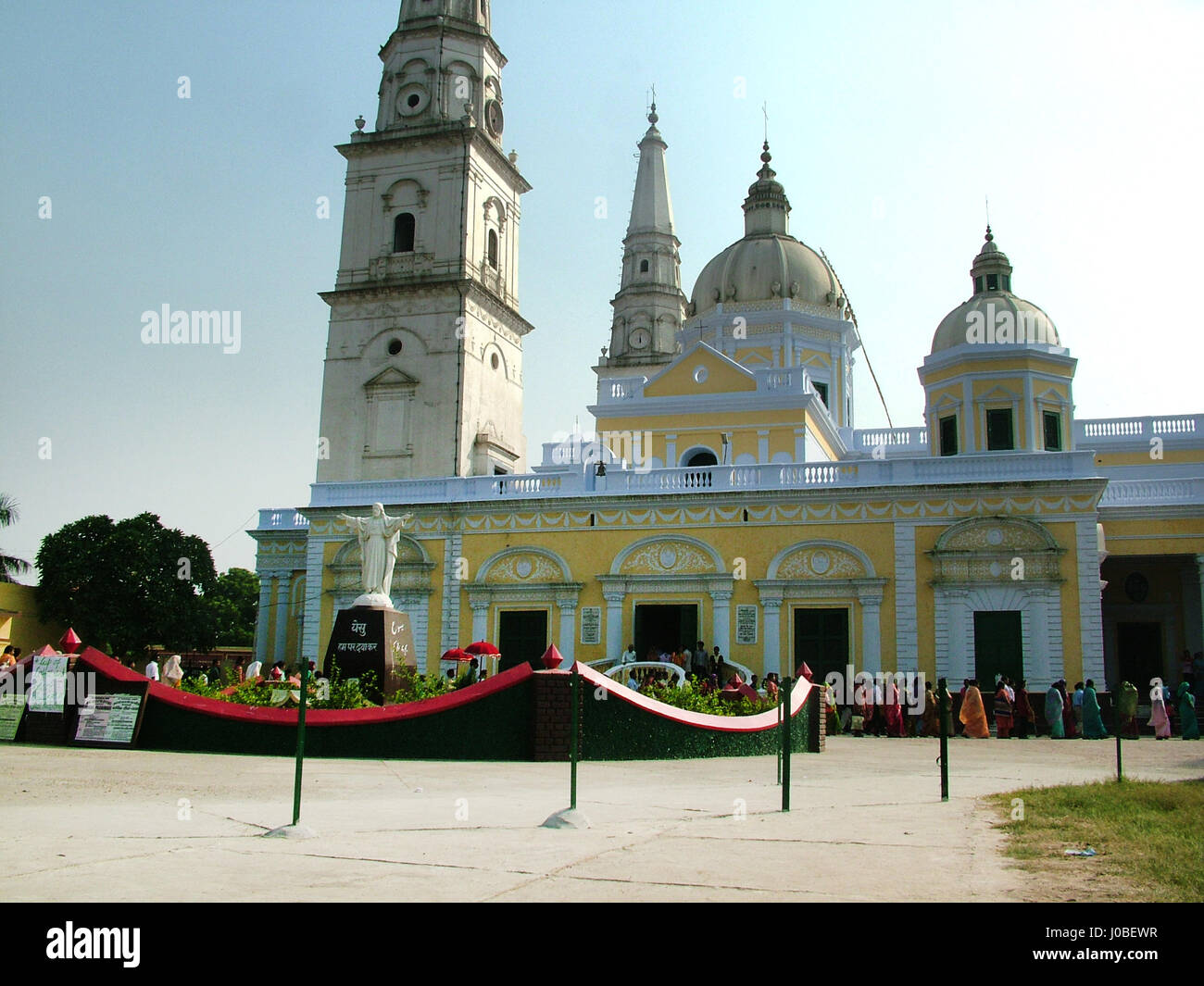Exterior View Basilica of Our Lady of Graces, Church, Sardhana, Begum's ...