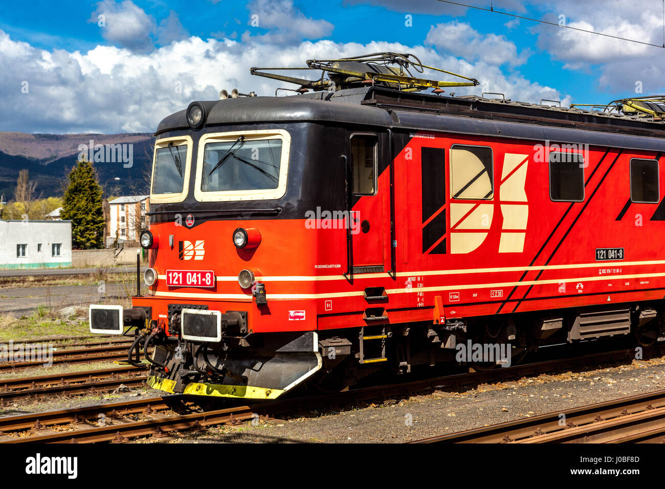 Czech railways, Locomotive Class 121, Czech Republic, Europe Stock ...