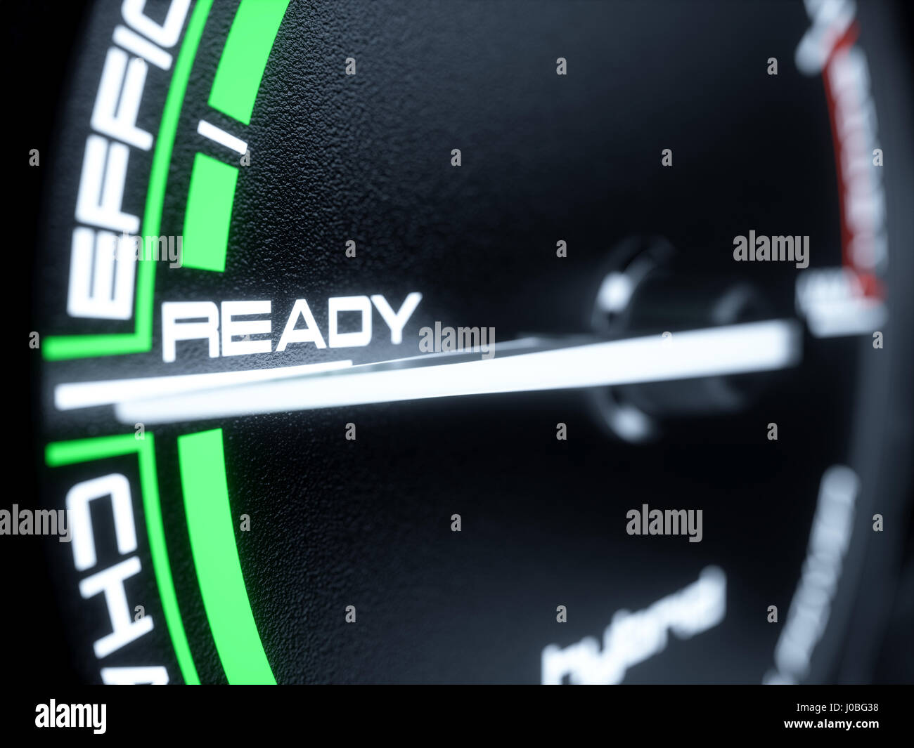 Hybrid car illuminated dashboard speedometer tachometer with full ...