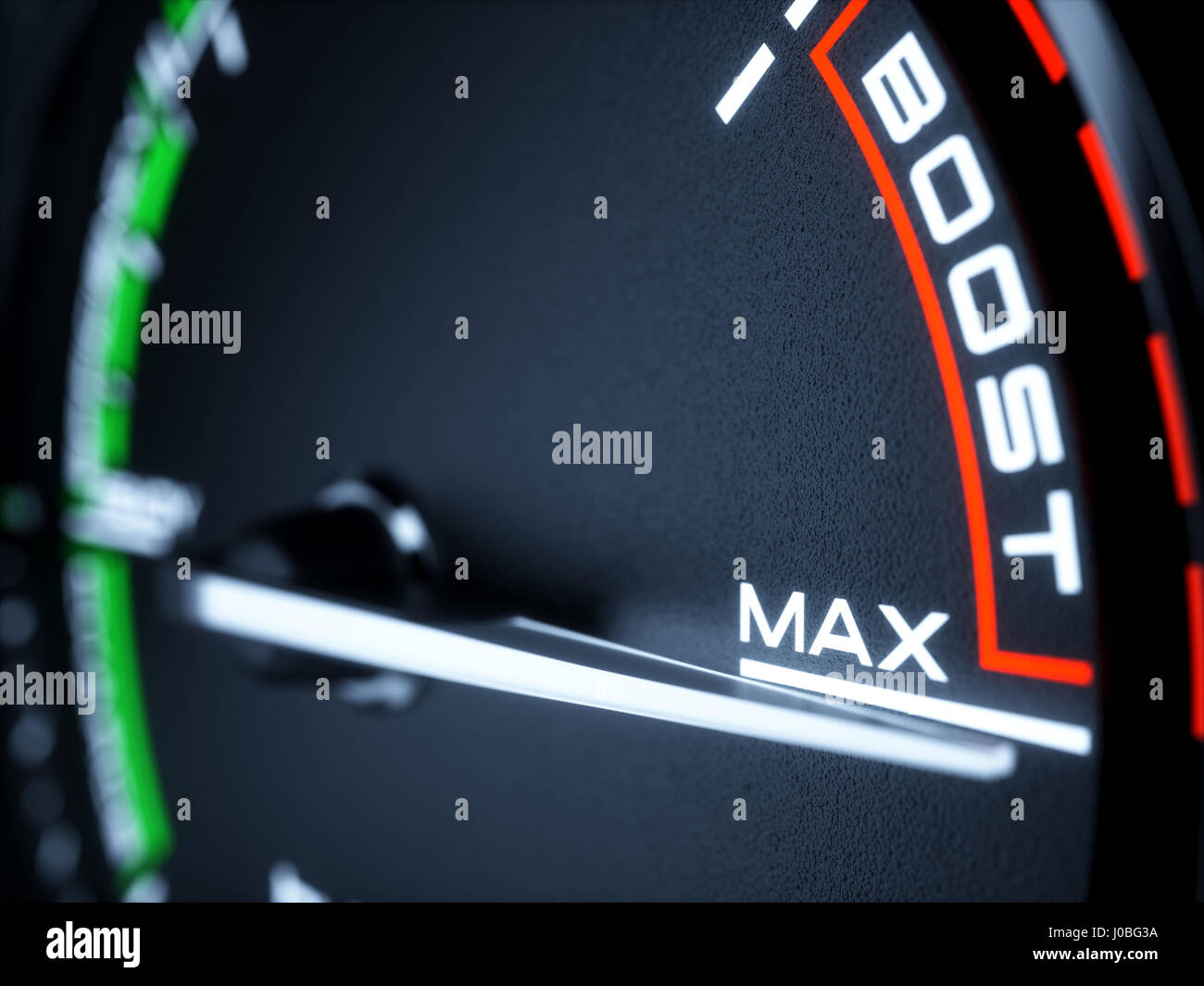 Hybrid car illuminated dashboard speedometer tachometer with full ...