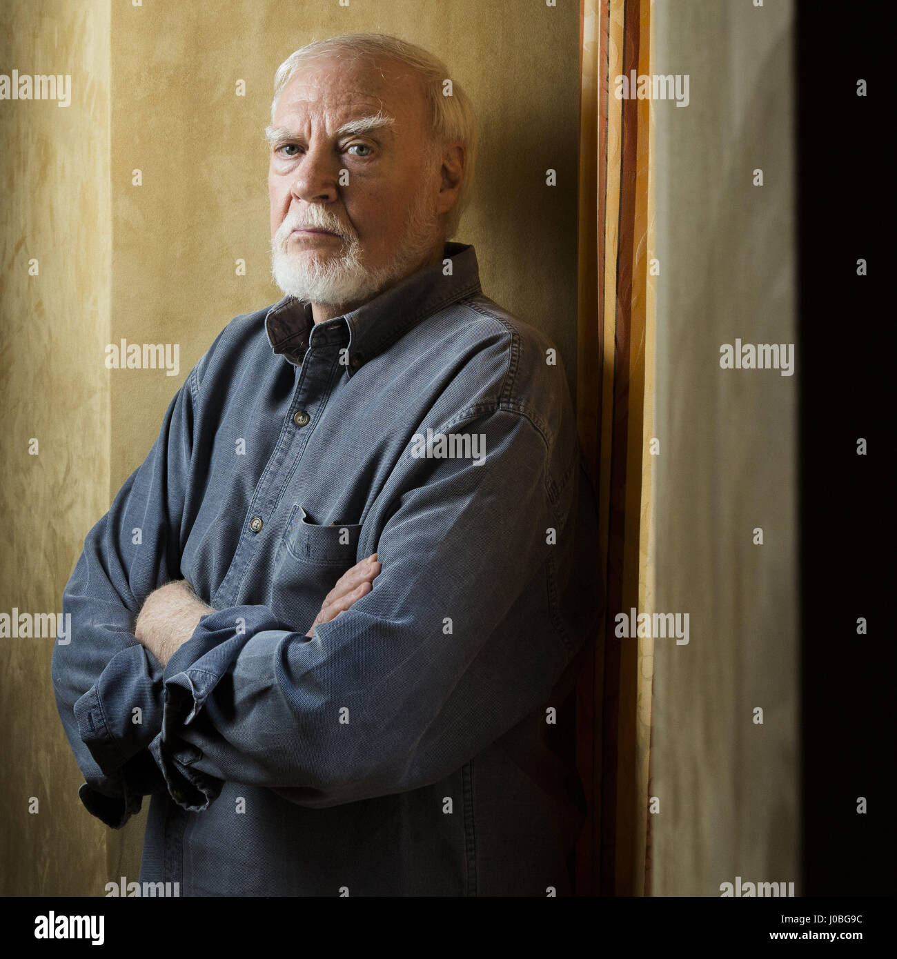 Portrait of Norman Rush 24/06/2015 ©Philippe MATSAS/Opale Stock Photo ...