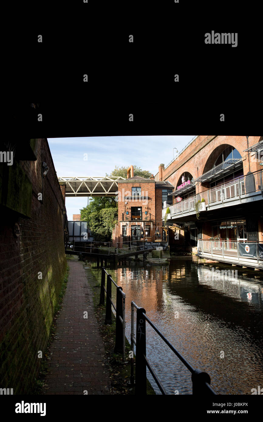 Deansgate Locks, Rochdale Canal, Manchester, Greater Manchester, United ...