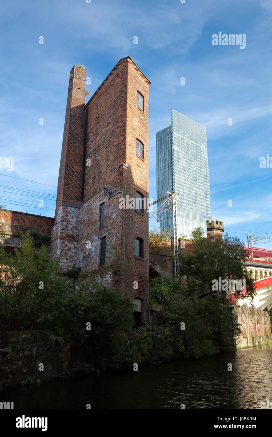 Aerial View Manchester Beetham Tower High Resolution Stock Photography ...