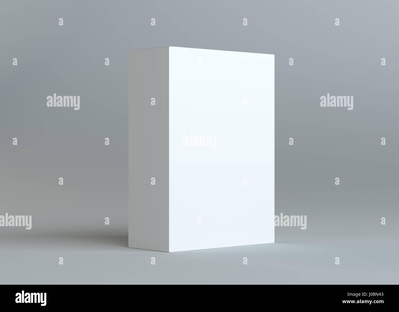A realistic white empty packaging cardboard box Stock Photo - Alamy