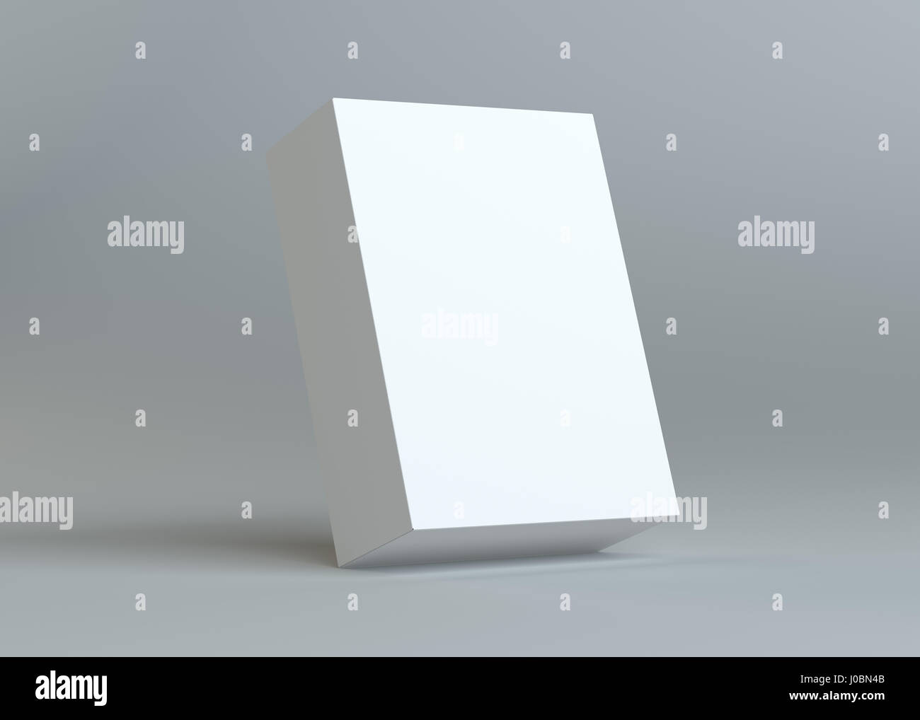 A realistic white empty packaging cardboard box Stock Photo - Alamy