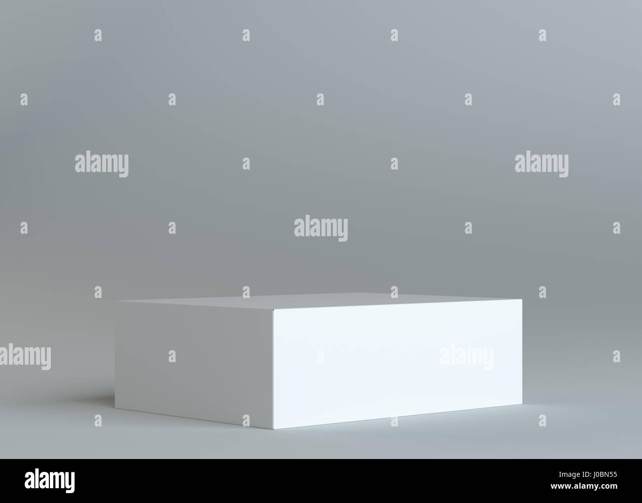 A realistic white empty packaging cardboard box Stock Photo - Alamy