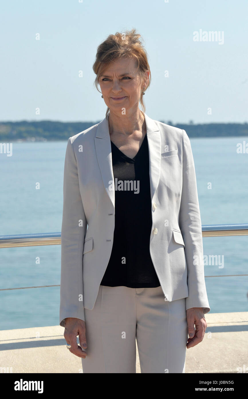 Mip TV 2017: actress Marie Richardson Stock Photo - Alamy