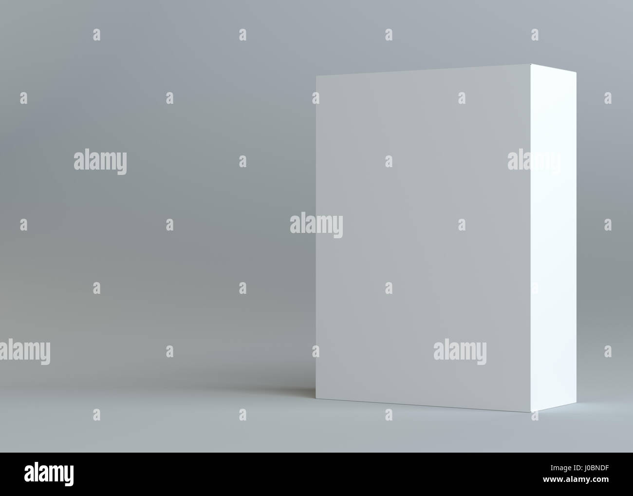 A realistic white empty packaging cardboard box Stock Photo - Alamy