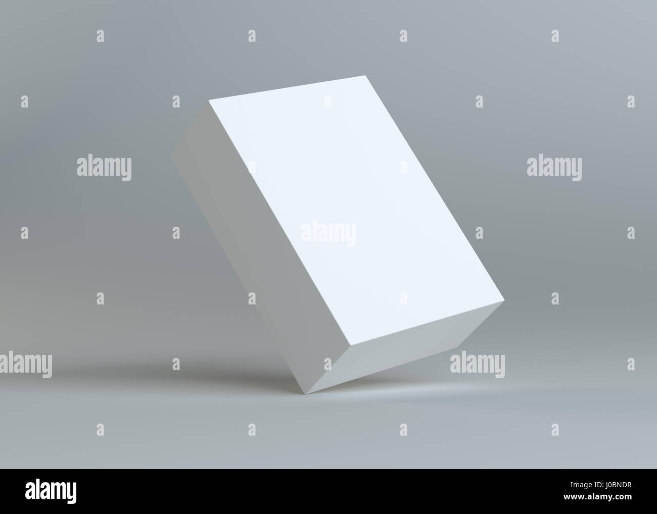 A realistic white empty packaging cardboard box Stock Photo - Alamy