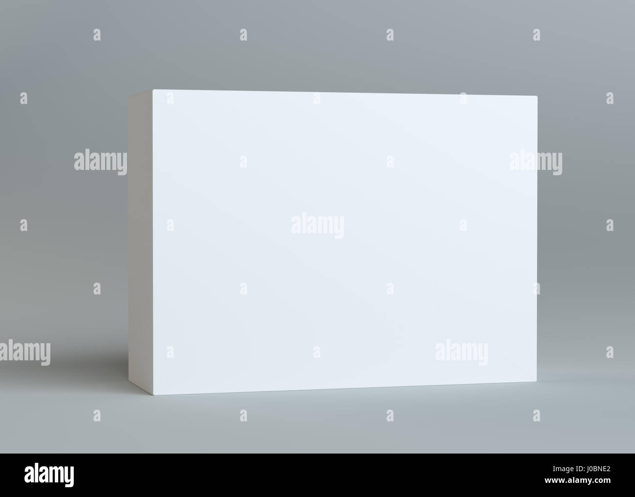 A realistic white empty packaging cardboard box Stock Photo - Alamy