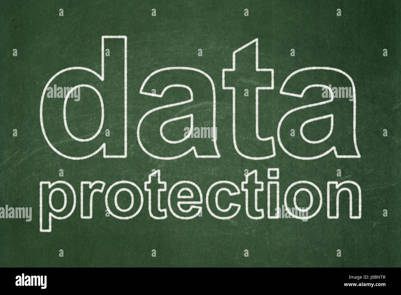 Security concept: Data Protection on chalkboard background Stock Photo ...