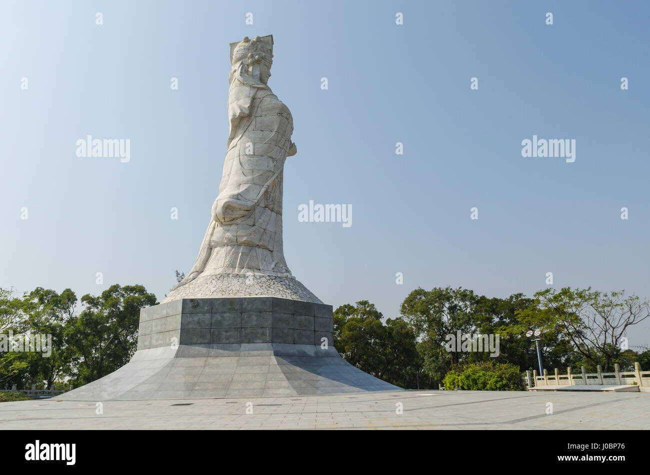 A-Ma goddess statue or tin hau in a-ma cultural village coloane island ...