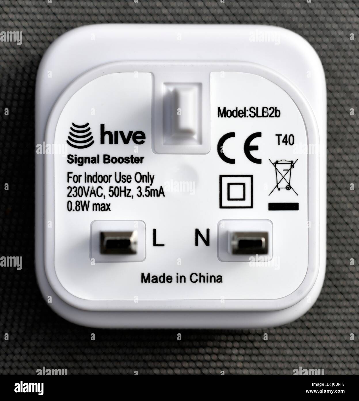 Hive signal booster plug Stock Photo - Alamy
