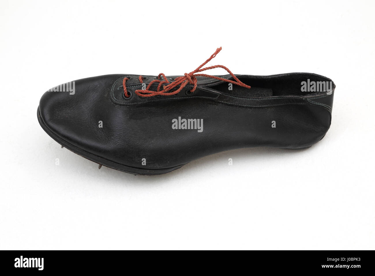Vintage Leather Running Shoe Stock Photo - Alamy