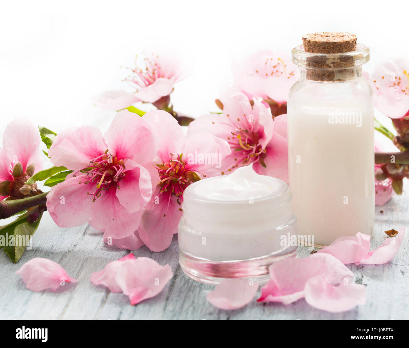 floral cosmetics, fresh as spring Stock Photo - Alamy