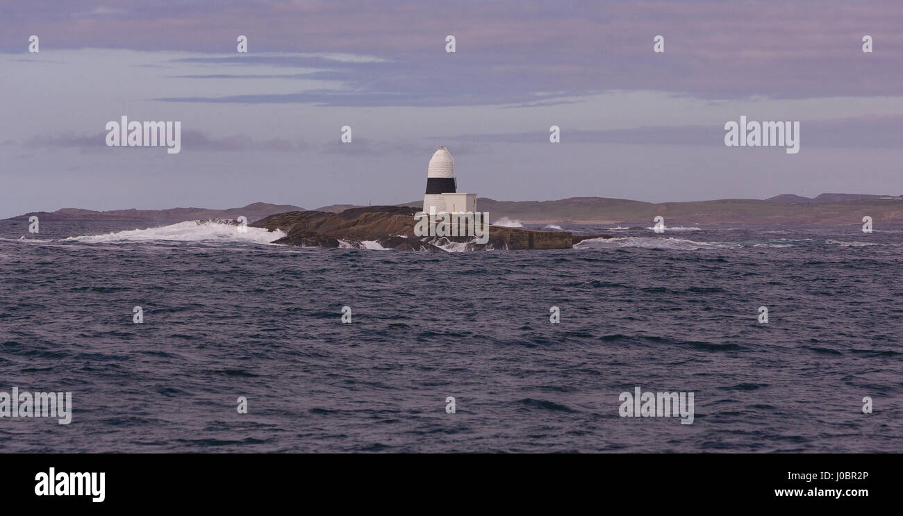 BURTONPORT, DONEGAL, IRELAND - marker on island Stock Photo - Alamy