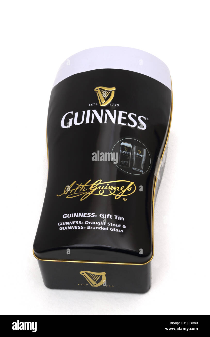 Guinness Gift Tin Stock Photo - Alamy