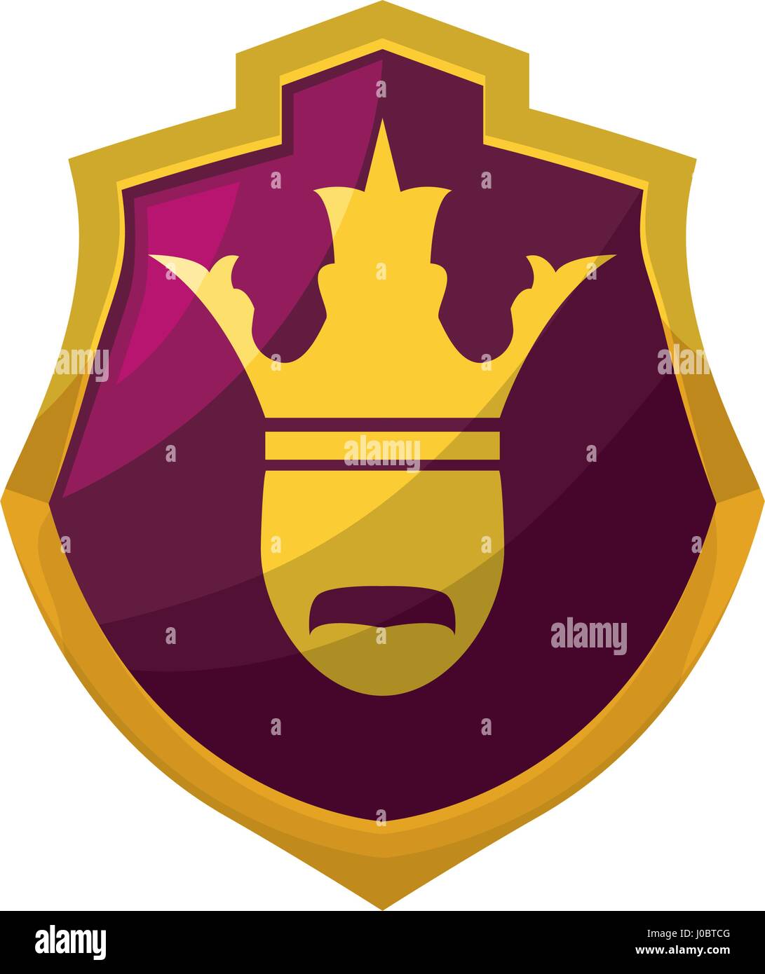 Shield emblem symbol Stock Vector Image & Art - Alamy
