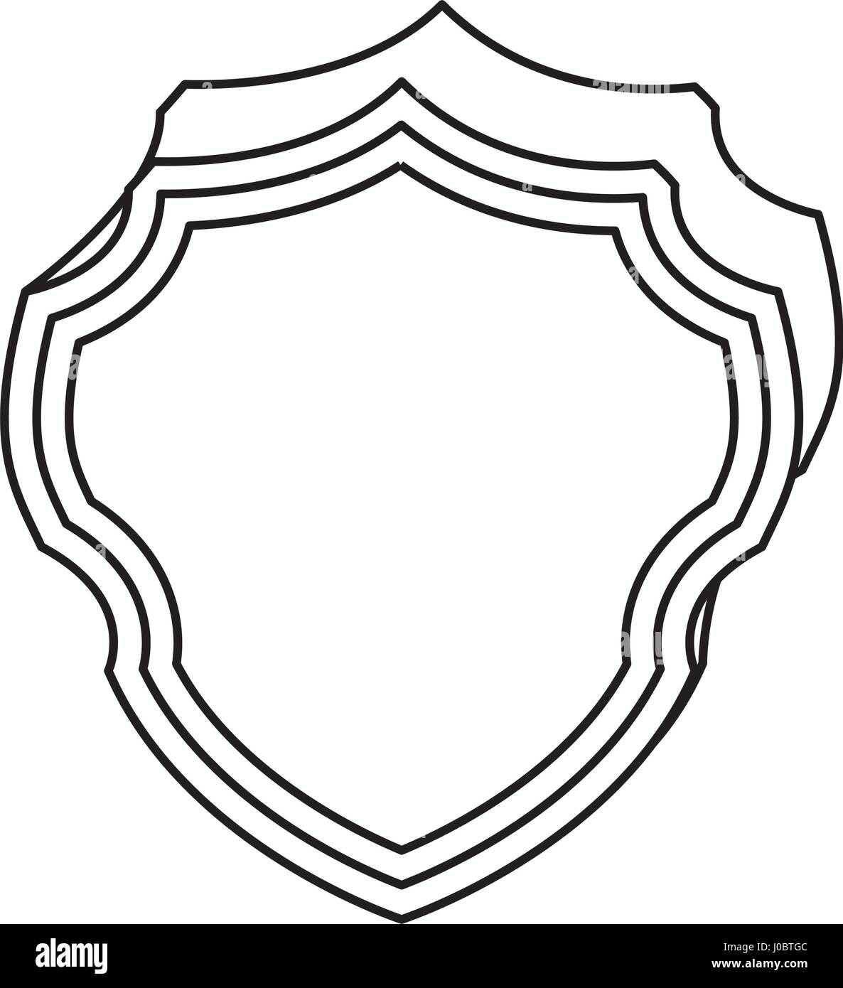 Shield emblem symbol Stock Vector Image & Art - Alamy
