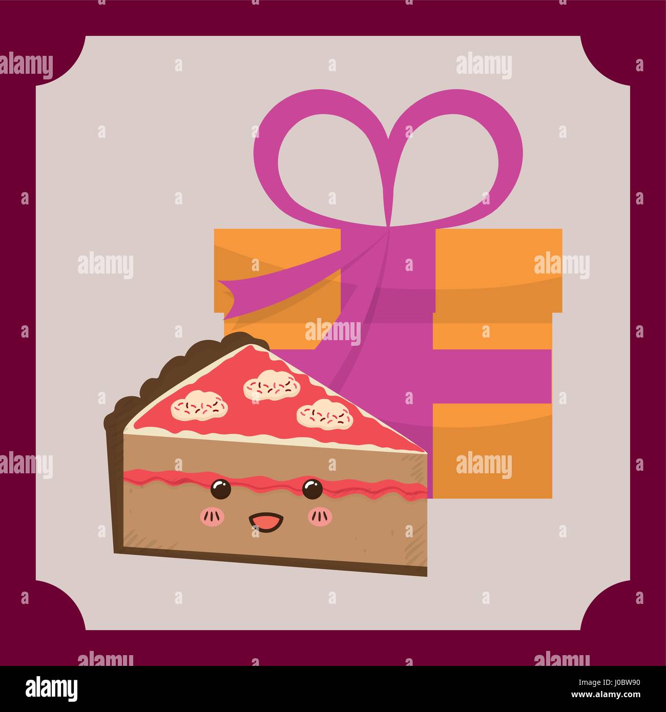 Sweet dessert cartoon Stock Vector Image & Art - Alamy
